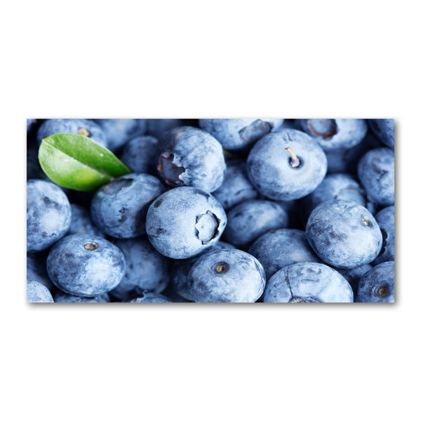 Ebern Designs Blaubeeren - Ungerahmte Kunstdrucke auf Leinwand | Wayfair.de